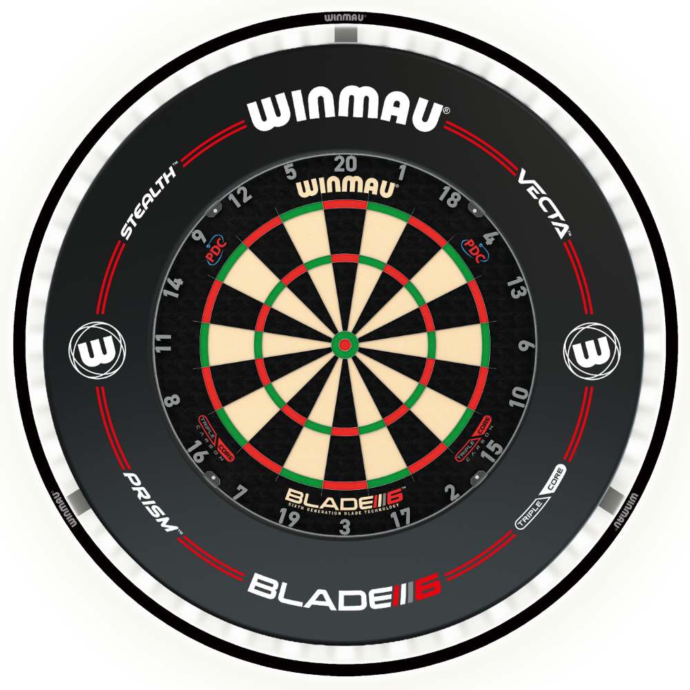 Winmau Premium Set Schwarz – Dartgarage
